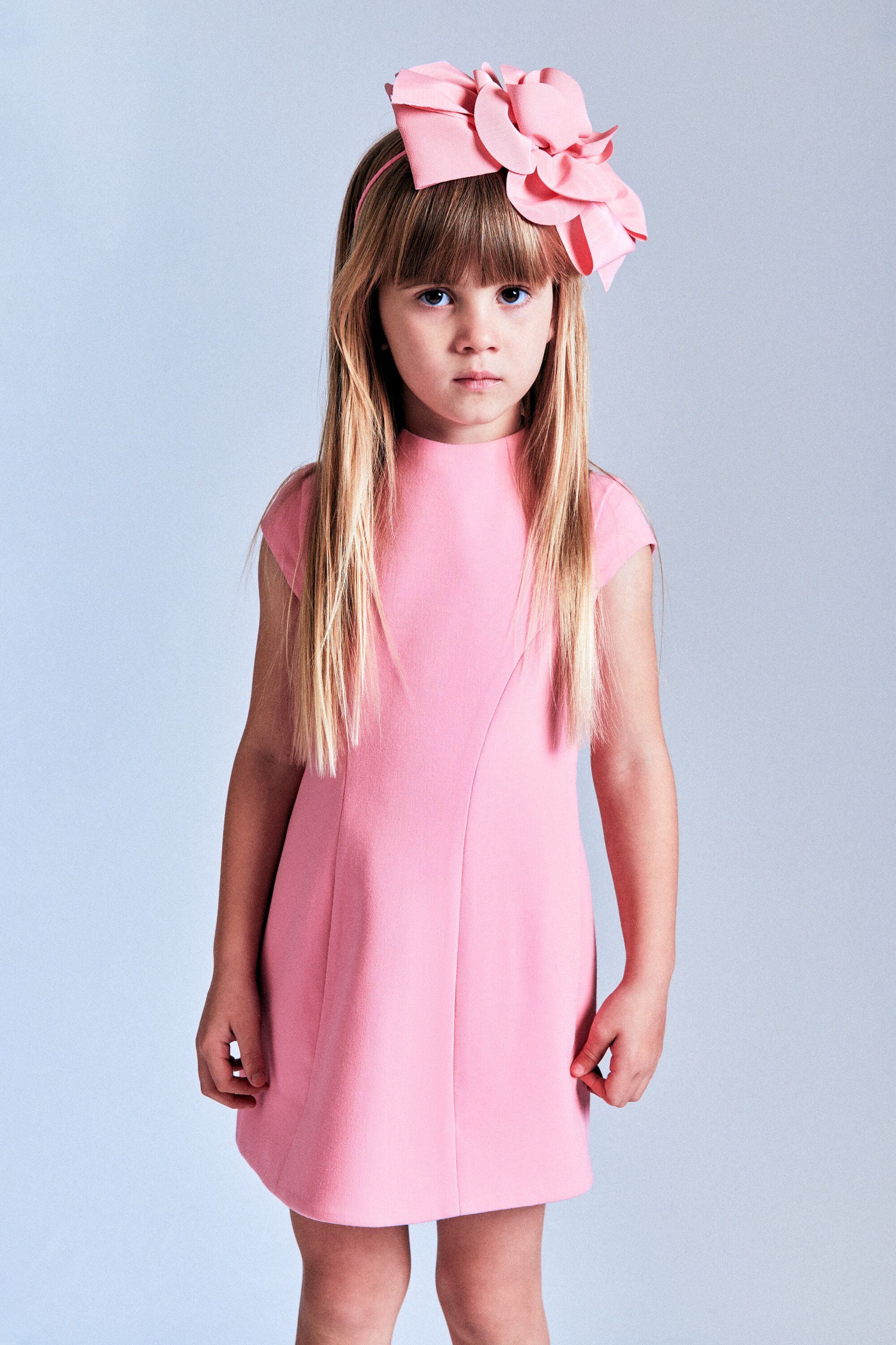 Girls Delphina Mini Dress In Pink | Bardot Junior